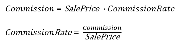 Commission Calculator Sales Commission Real Estate Commission 